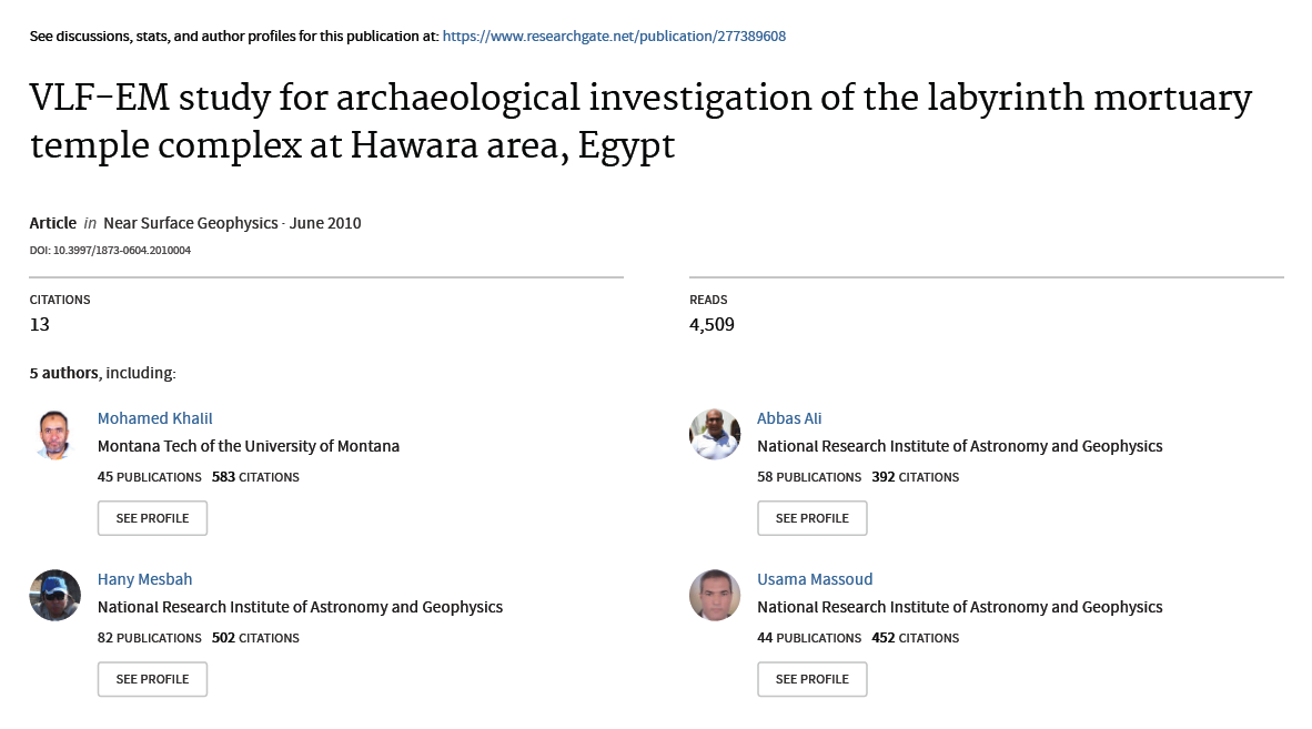 HAWARA PROJECT – ARCHAEOLOGICAL RESCUE FOUNDATION